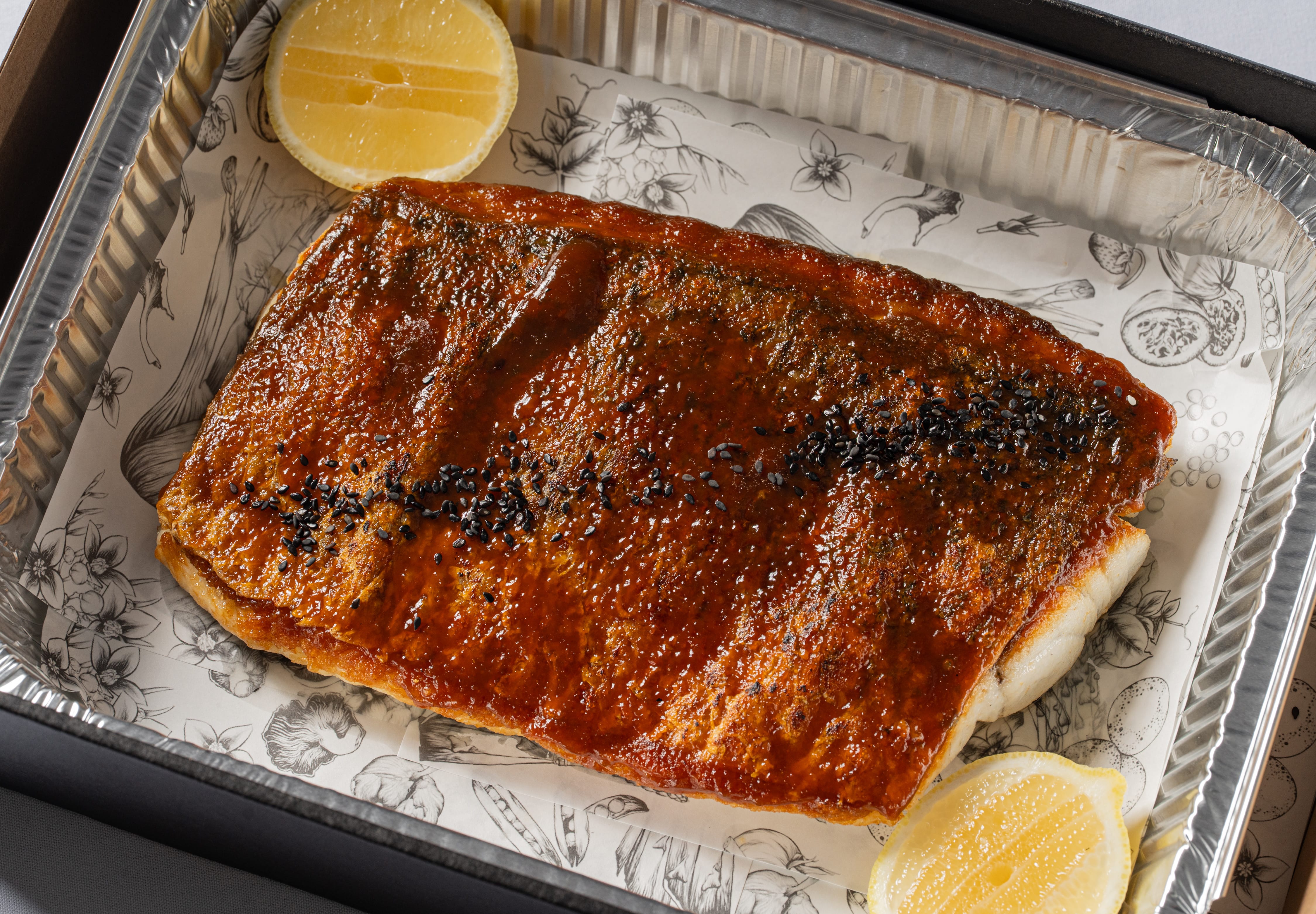 Miso roasted barramundi – Catering by Simon Sandall
